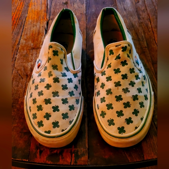 Vans | Shoes | Rare Vintage Irish Clover Vans Mens Us1 | Poshmark